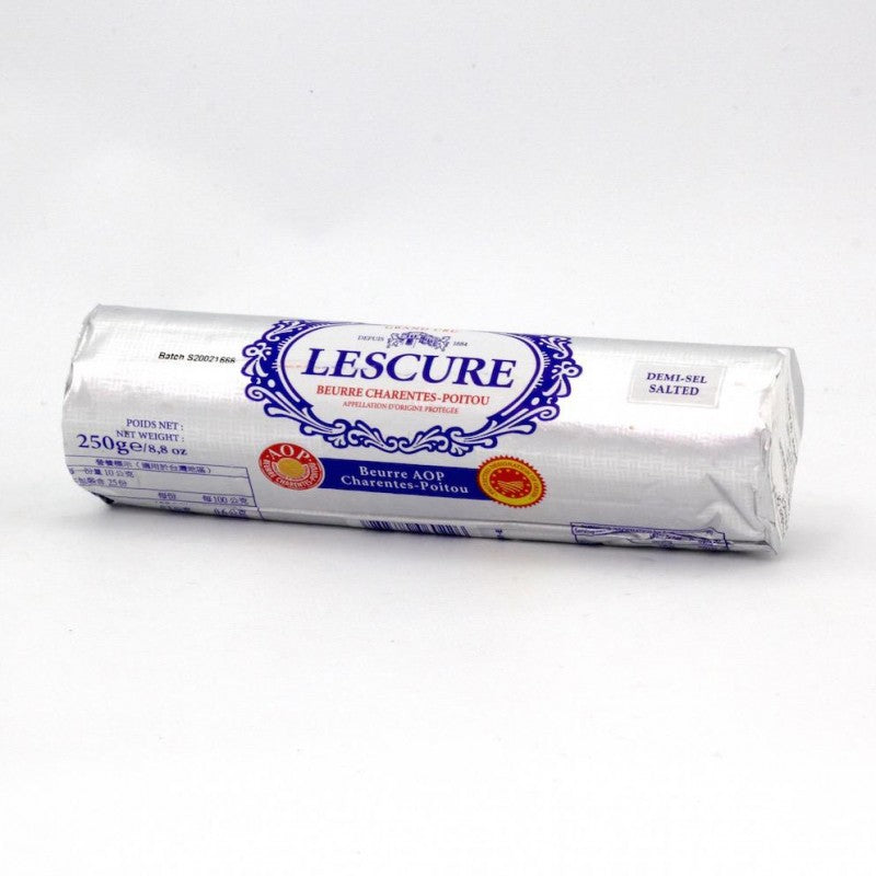 Lescure Butter Demi-Sel Salted Butter (250g Roll) – Blackwattle Deli